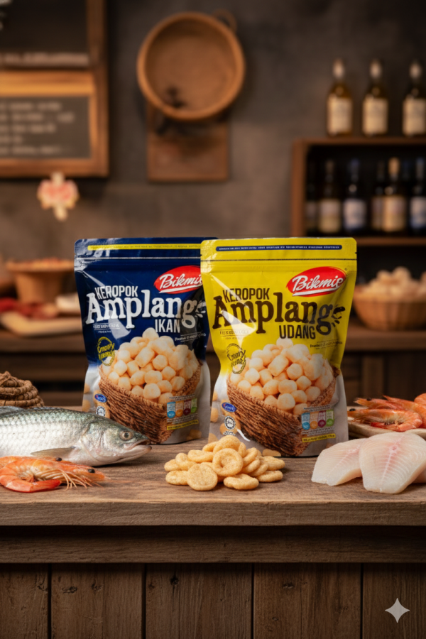 Keropok Amplang Bikmie – Premium Authentic Sabahan Seafood Crackers